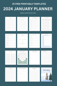 Free Printable 2024 January Planner