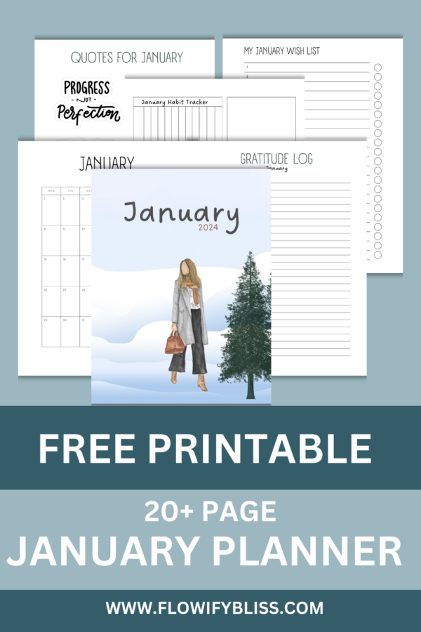 Free Printable 2024 January Planner