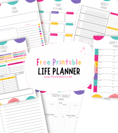 Free Daily Productivity Planner template PDF download