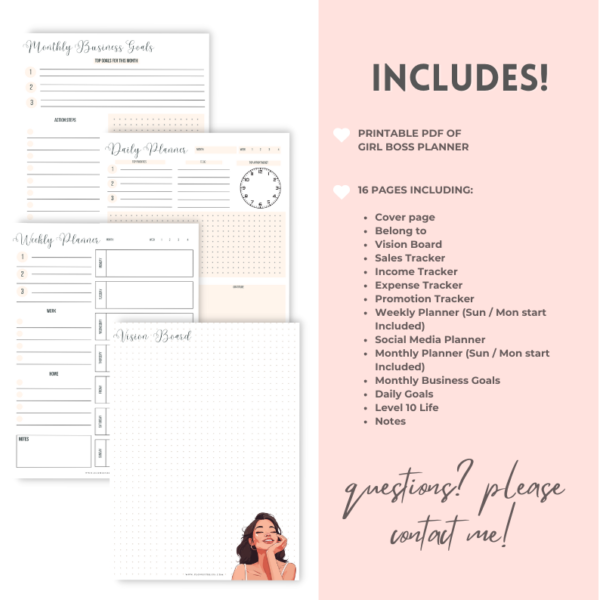 Small Business Planner PDF Download - Flowify Bliss
